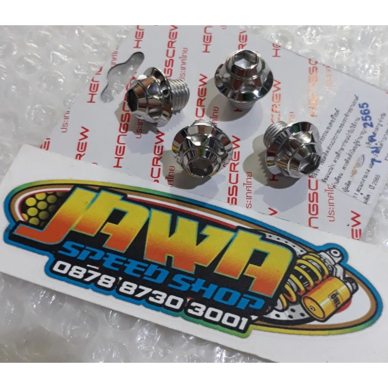 Jual Baut spion baut tutup lubang spion motor honda heng crom thailand ...