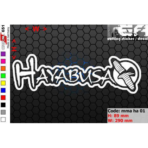Jual ea cutting sticker / decal Code: mma hayabusa 01 ( mma ) | Shopee ...