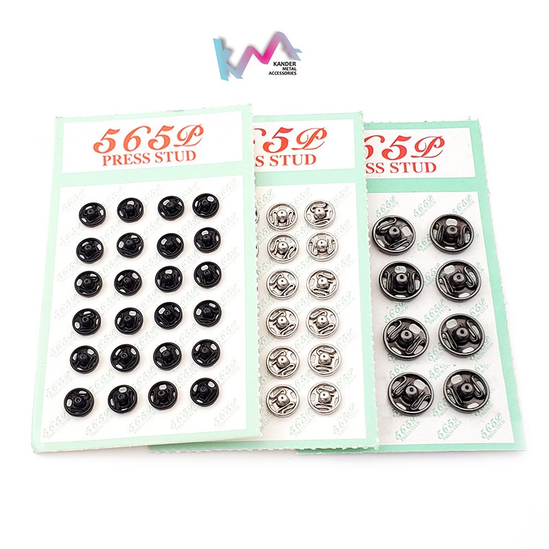 Jual KANDER Copper Hidden Button Kancing Cetet / Kancing Jepret YC125 ...