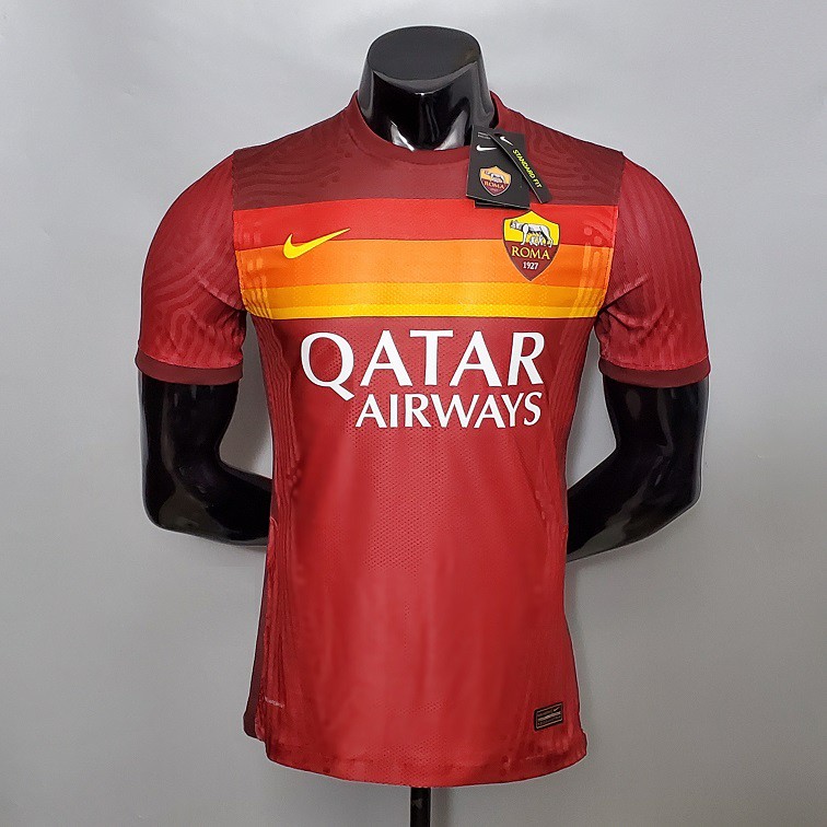 Jual PI FANS BAJU JERSEY SEPAK BOLA ROMA HOME PLAYER ISSUE 2020 2021 ...