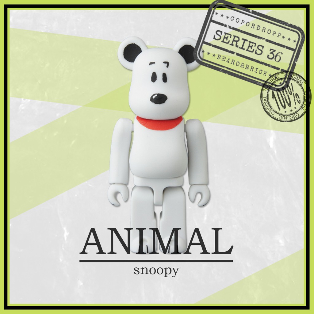 Jual Bearbrick Series 36 "ANIMAL (Snoopy)" -Medicom Toy | Shopee Indonesia