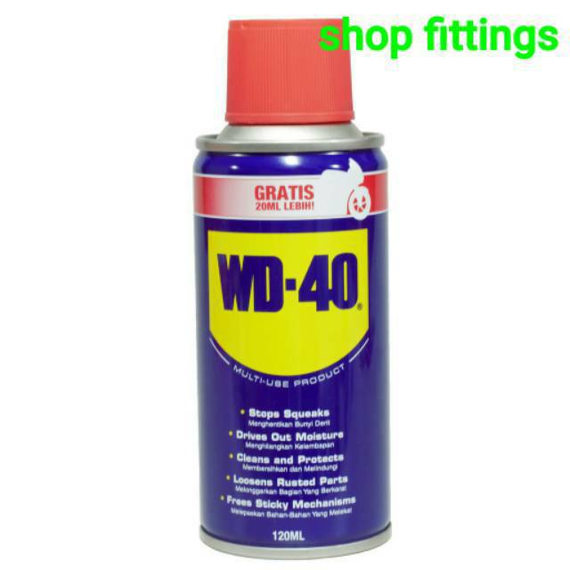 Jual WD40 WD 40 Lubricant Pelumas Serba Guna Anti Karat 120 ml PROMO | Shopee Indonesia