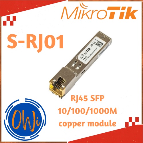 Jual MikroTik S-RJ01 RJ45 SFP 10/100/1000M copper module | Shopee Indonesia