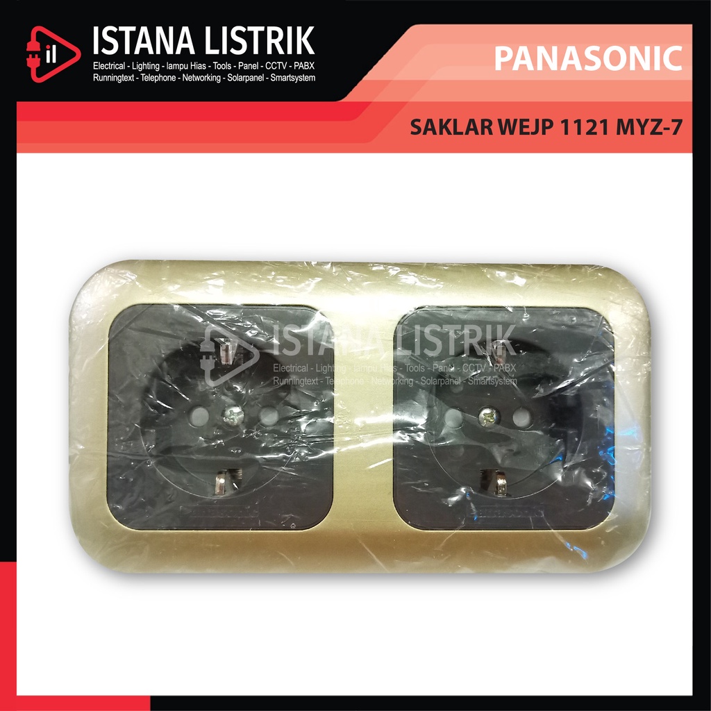 Jual PANASONIC STOP KONTAK WEJP 1121 MYZ-7 | Shopee Indonesia