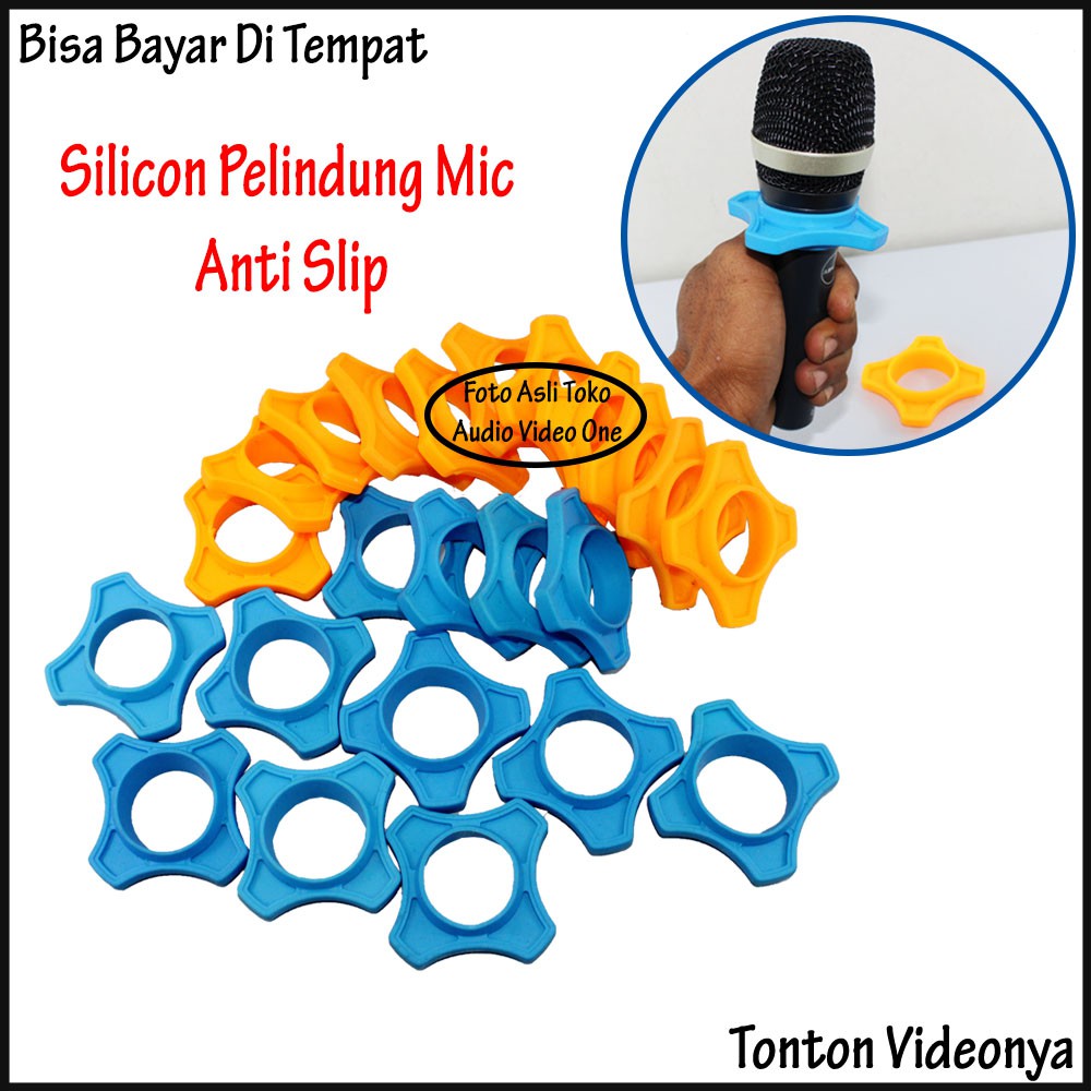 Jual Ring Silikon Pelindung Mic Anti Slip Cover Microphone Holder Mic ...