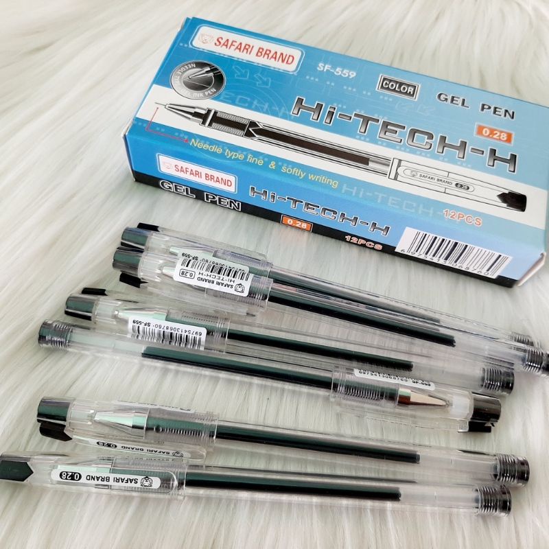 Jual (1 pcs) pulpen hi-tech 0,28 mm / pulpen gel / gel pen / safari ...