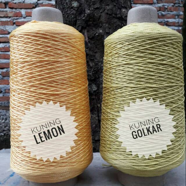 Jual Benang rajut nilon pp/monolon varian kuning | Shopee Indonesia