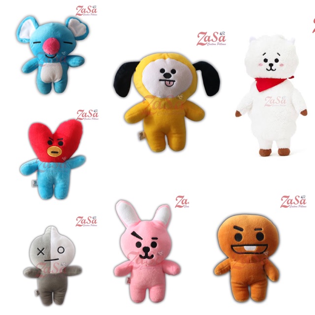 Jual Boneka BT21 BTS Semua Karakter Murah / Boneka BTS Chimmy Van ...