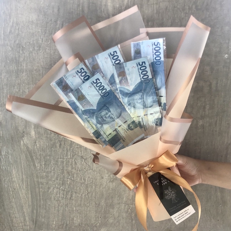 Jual READY BOGOR bisa COD-Buket uang 5 10 15 20 LEMBAR bucket money ...