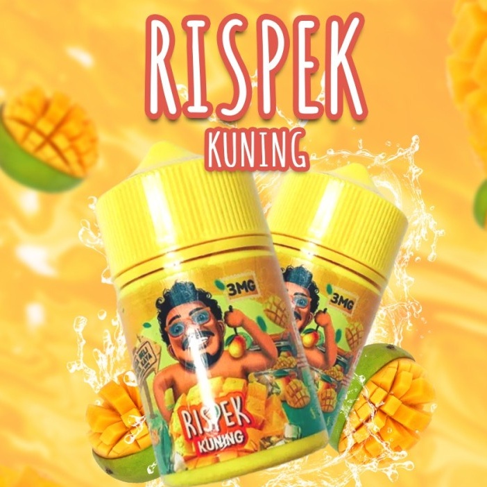 Jual Rispek Mango Kuning 60ml 3mg 6mg Cukai Liquids Vapor Fruity Mangga ...
