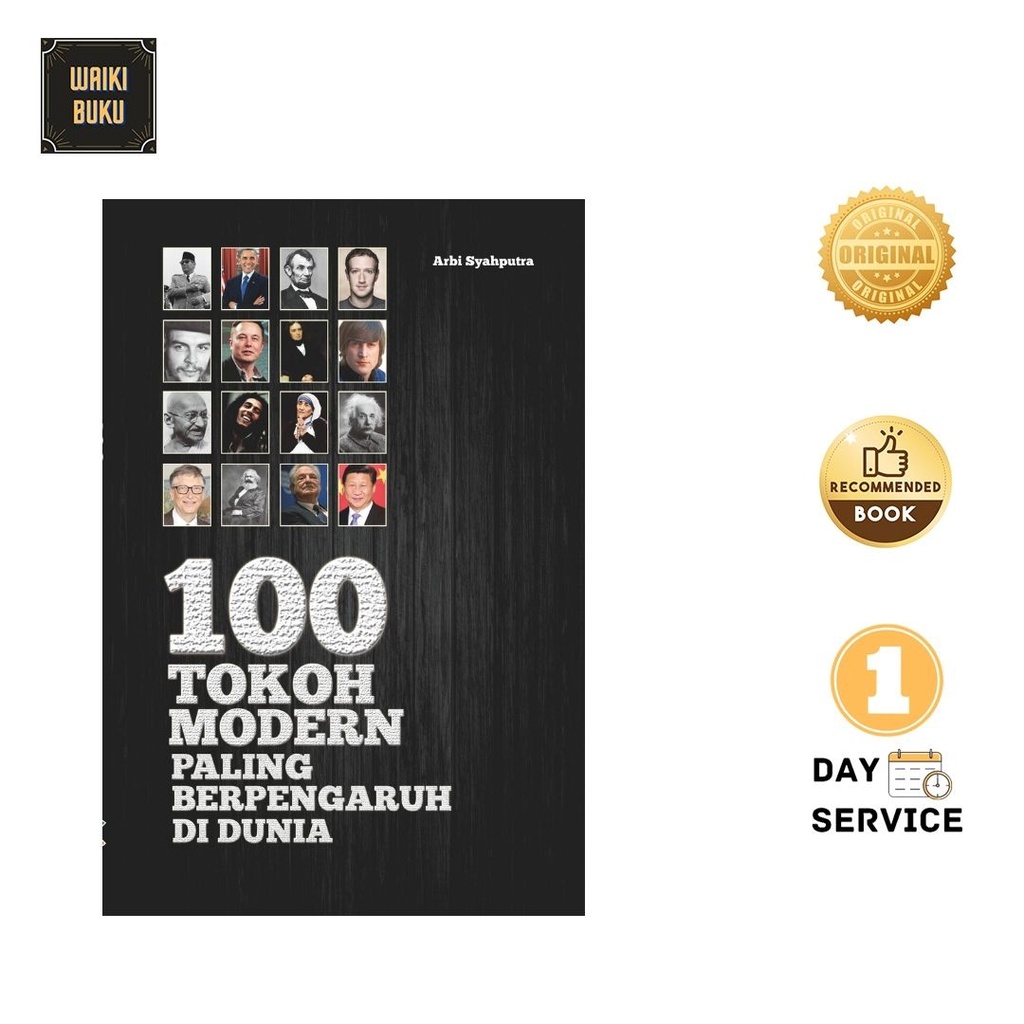 Jual BUKU TOKOH / 100 TOKOH MODEREN PALING BERPENGARUH DI DUNIA ...