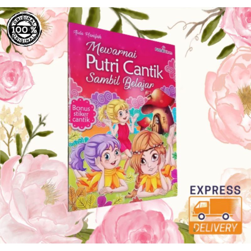 Jual BUKU ANAK TK PAUD : MEWARNAI PUTRI CANTIK SAMBIL BELAJAR | Shopee ...