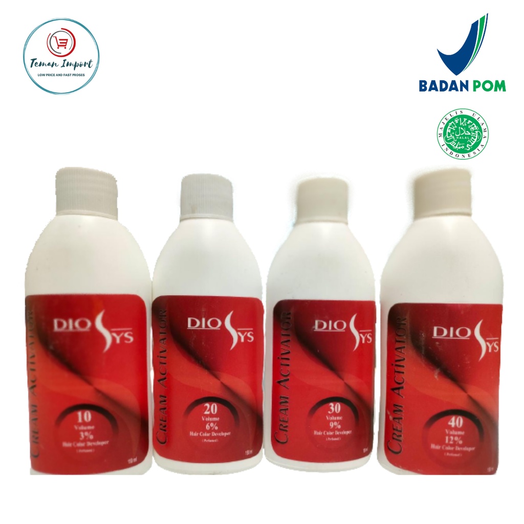 Jual DIOSYS HAIR COLOUR DEVELOPER PEROXIDE 150ML | Shopee Indonesia