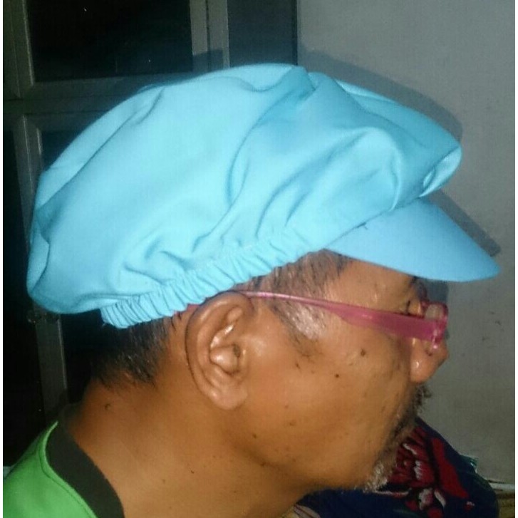 Jual Topi Karyawan Pabrik Bagian Produksi - Topi Laboratorium | Shopee ...