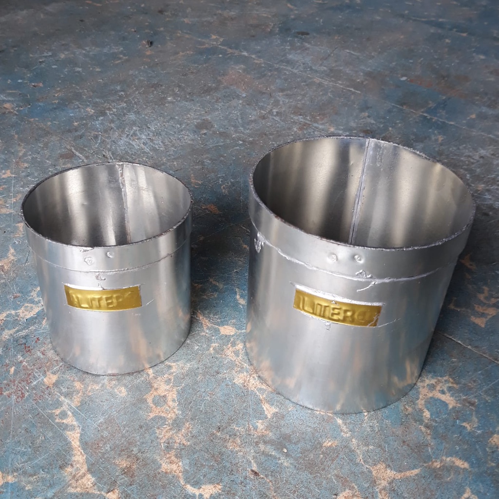 Jual Literan Beras 1 Liter dan 1/2 Liter Gelas Takar LIteran Beras ...