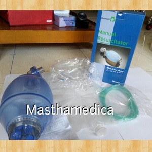 Jual Ambu Bag / Manual Resuscitator PVC Dewasa Besmed BVM Alat Resivor ...