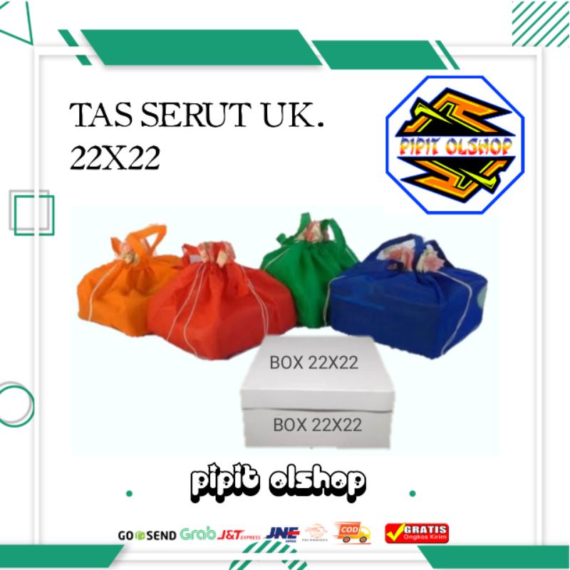 Jual Tas Hajatan Serut Box 22x22(12pc) | Shopee Indonesia