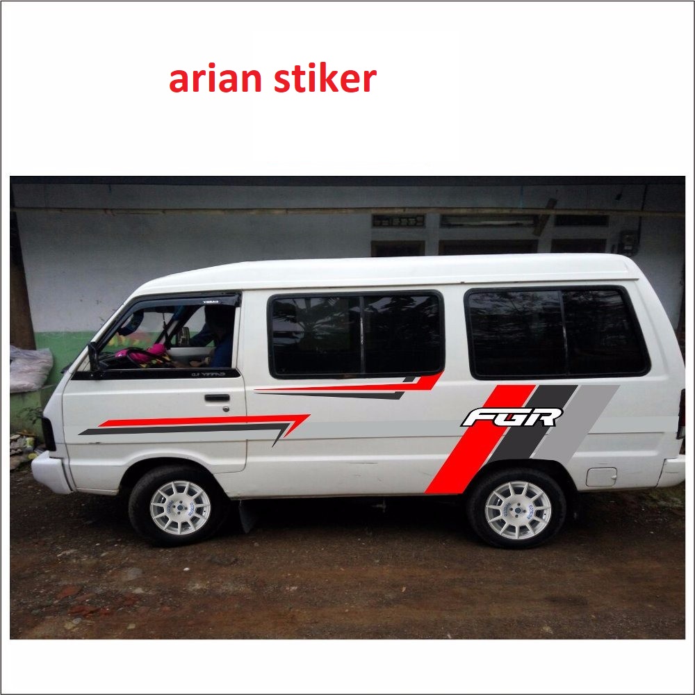 Jual Stiker Striping FGR Stiker Cutting Body Samping Mobil Espass Isuzu ...
