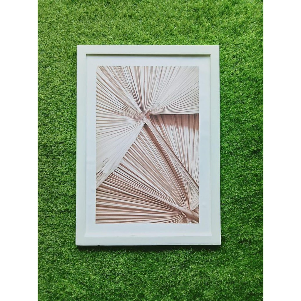 Jual Wall Decor Pajangan Bingkai Frame Kayu Putih Hiasan Dinding ...