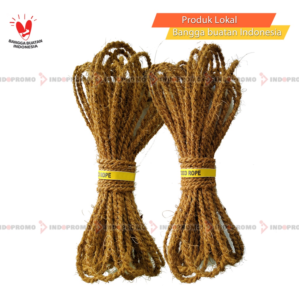 Jual TALI SABUT KELAPA / TALI COCOFIBER / COCOROPE 20METER | Shopee ...