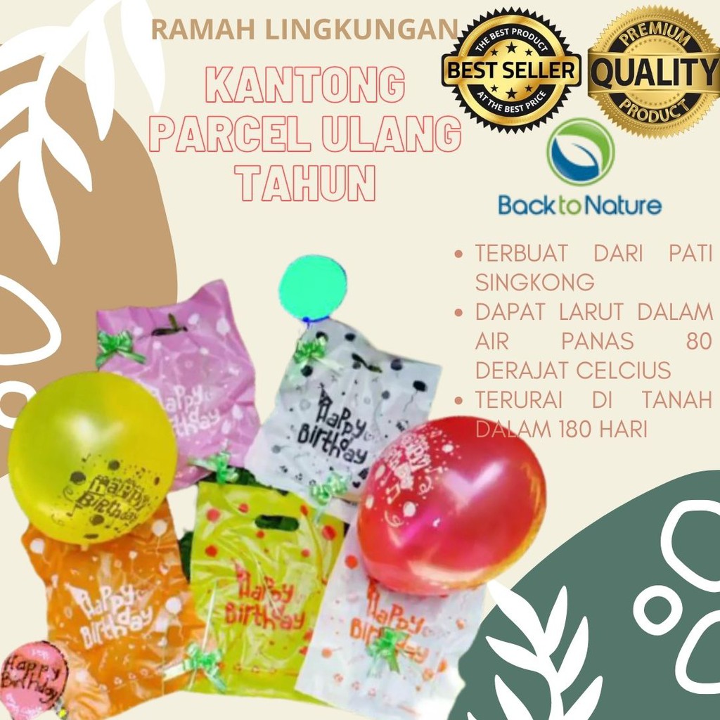 Jual birthday Bag Eco Friendly! Bingkisan Ulang Tahun Anak Plastik ...