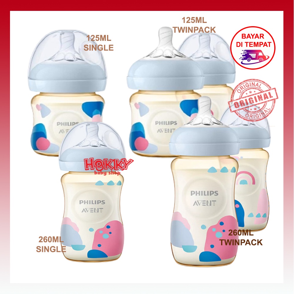 Jual Philips Avent Botol Susu Natural Ppsu 125ml 260ml Single Twin