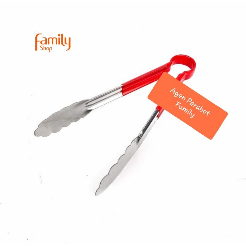 Jual Penjepit Capitan Makanan Stainless Super Merah Jepitan Kue Tebal S ...