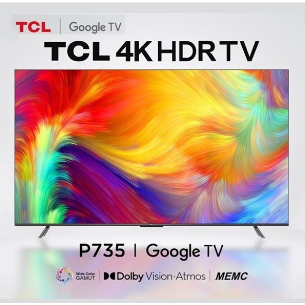 Jual TCL LED Android TV 43" UHD 4K Ultra HD Smart Google TV 43P735 Voice | Shopee Indonesia