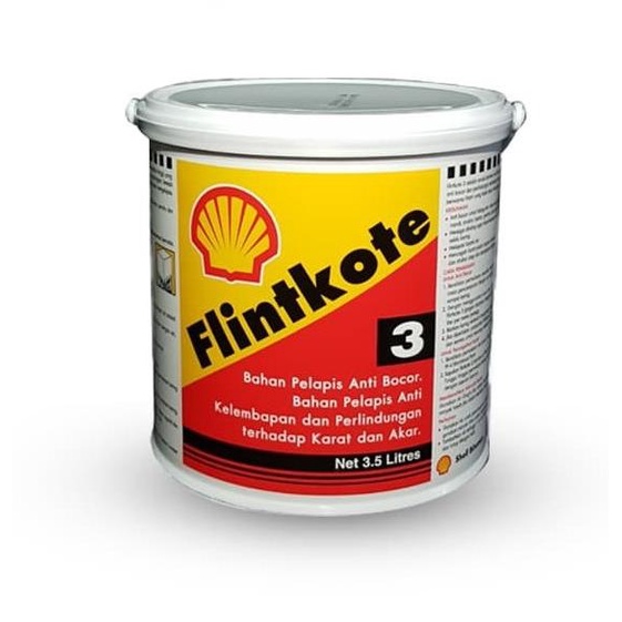 Jual Flintkote 3 Shell Waterproofing Bitumen Coating Kemasan Galon 3,5 ...