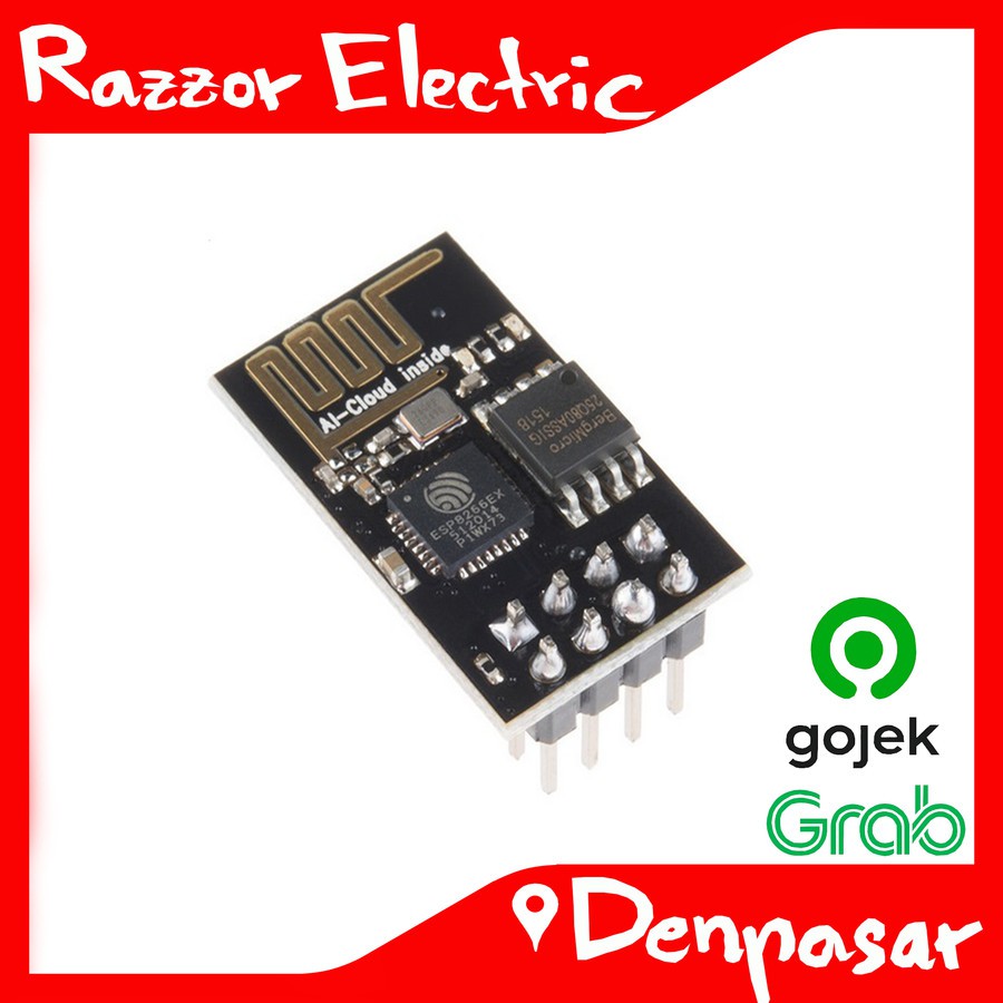 Jual ESP8266 ESP-01 Wifi Wireless Transceiver Arduino / Denpasar - Bali ...