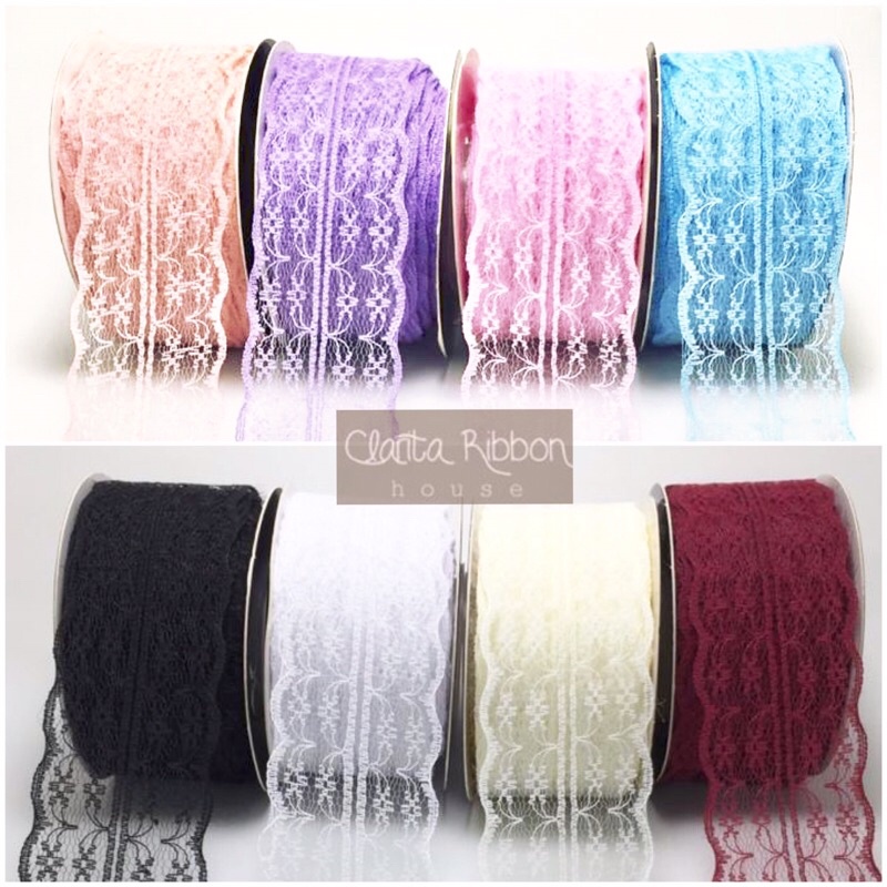 Jual Pita Renda lebar 4,5cm | Shopee Indonesia