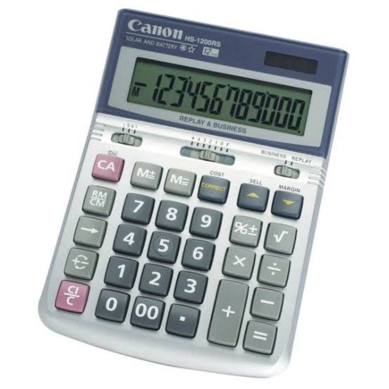 Jual CANON CALCULATOR HS 1200 RS | Shopee Indonesia