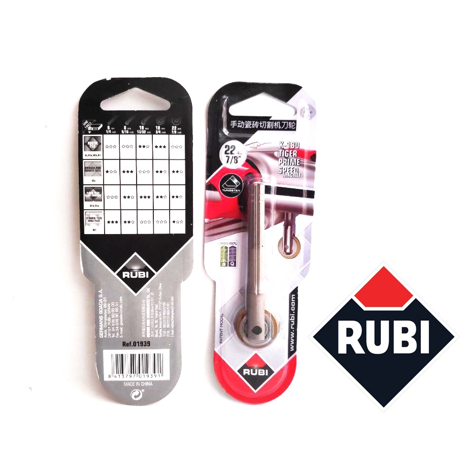 Jual SCORING WHEEL RUBI - PISAU POTONG GRANITE TILE RUBI - TIGER ...