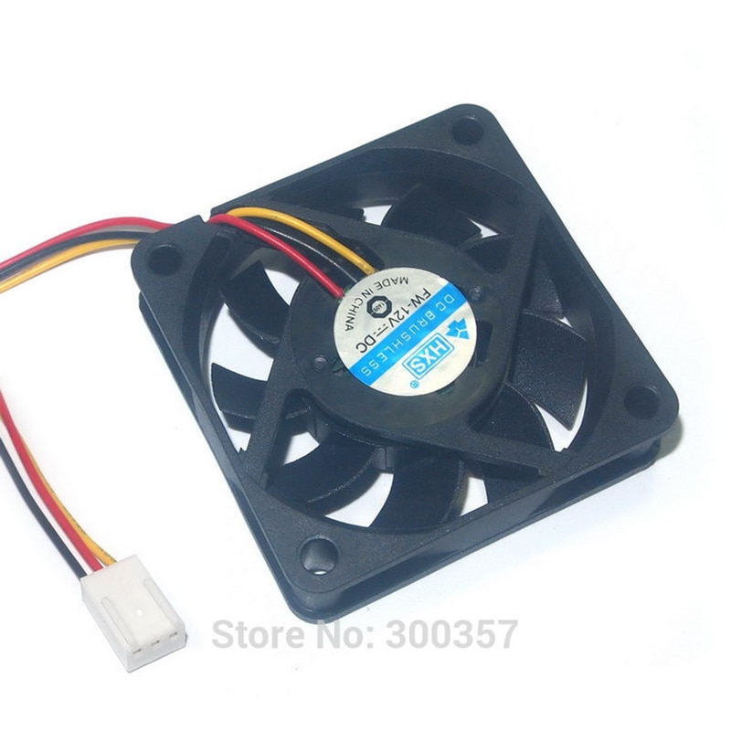 Jual PREORDER High quality Black 6cm 3pin12V 60mm x 15mm 6015 Brushless DC Fan PC Cooling Cooler ...