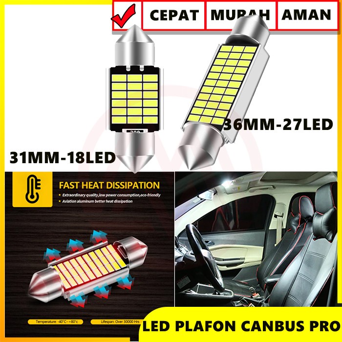 Jual SALE!!! ORIGINAL LAMPU LED KABIN PLAFON FESTOON COB PLASMA 24 ...
