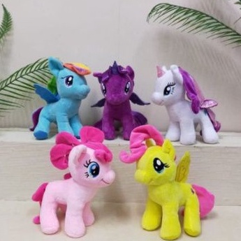 Jual Boneka Kuda Pony Size 25cm/09"/boneka animal/boneka kuda lucu ...