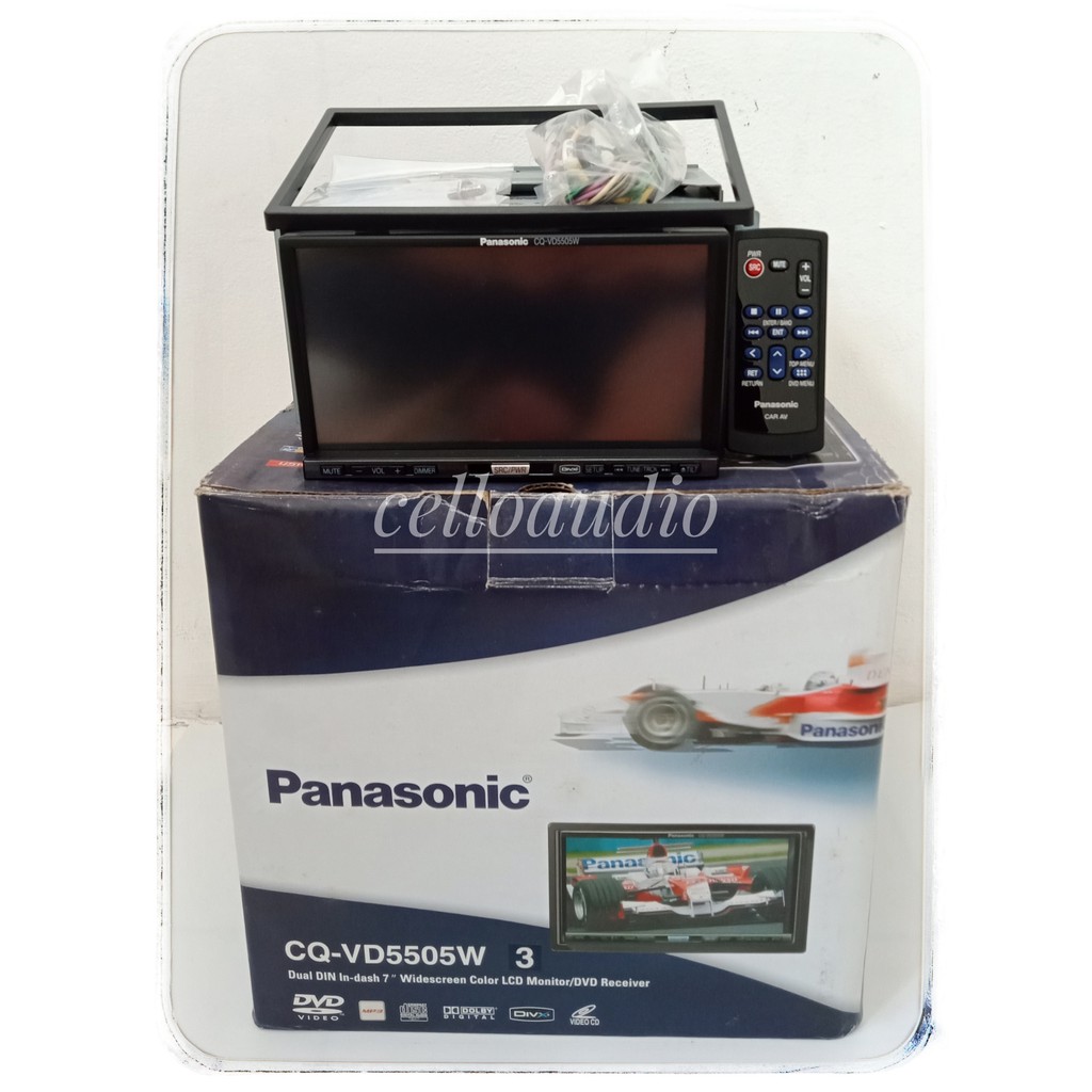 Jual Head Unit Mobil Bundling Set Panasonic CQ-VD5505W (Include TV ...