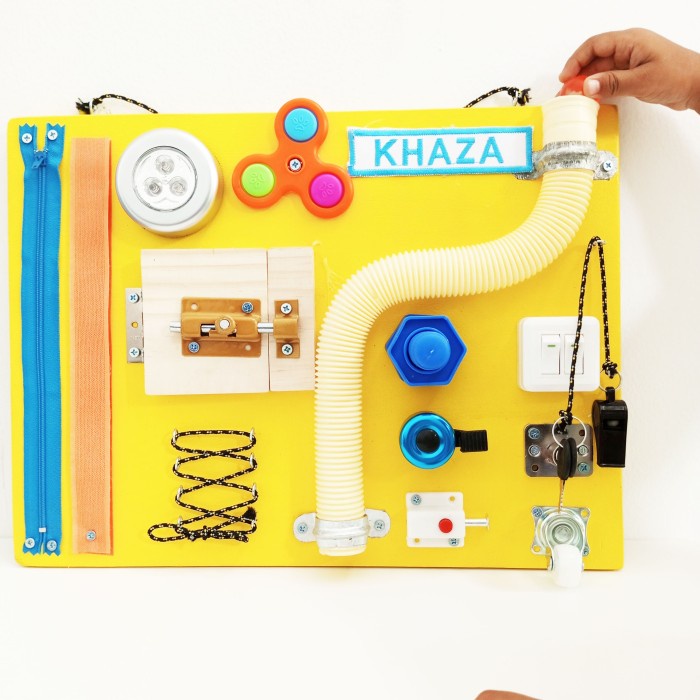 Jual Busy Board Mainan Edukasi Montessori Sensory Motorik Anak Bayi 1 2 ...