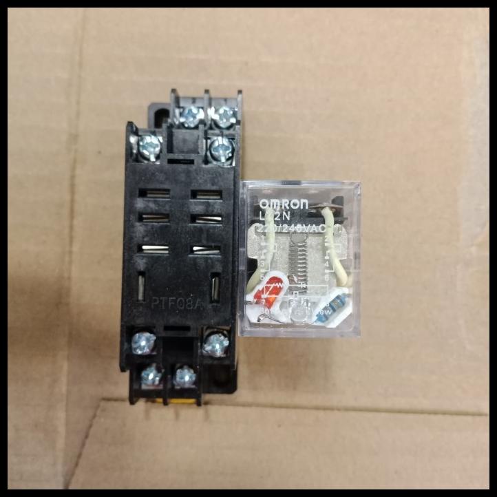 Jual Relay Ly2N 220Vac Omron + Socket | Shopee Indonesia