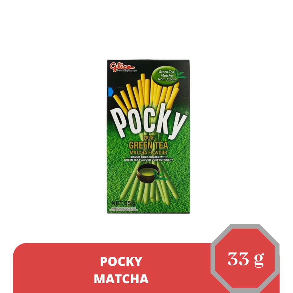 Jual Glico Pocky Wafer Stick - Rasa Matcha 33g | Shopee Indonesia
