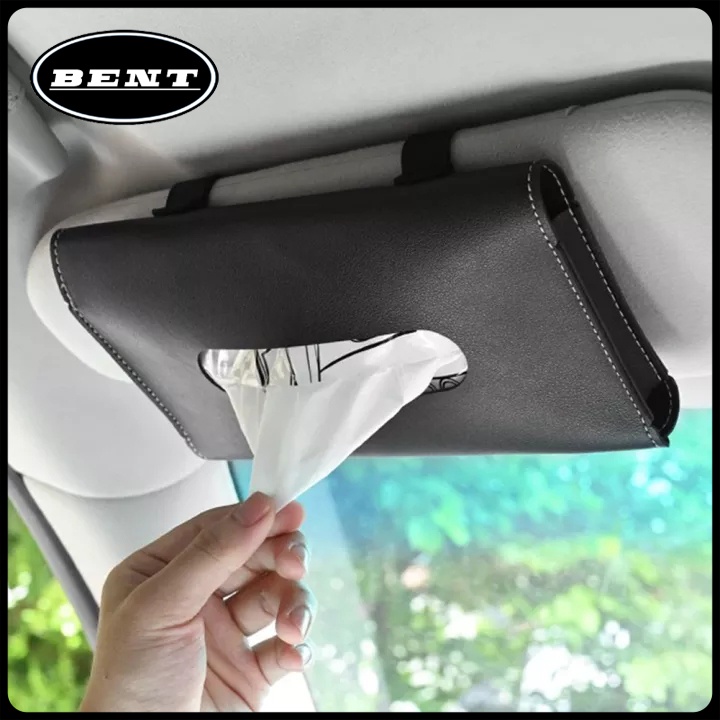 Jual Tempat Tisu Material PU Leather Mobil Kotak Tissue Organizer Box ...