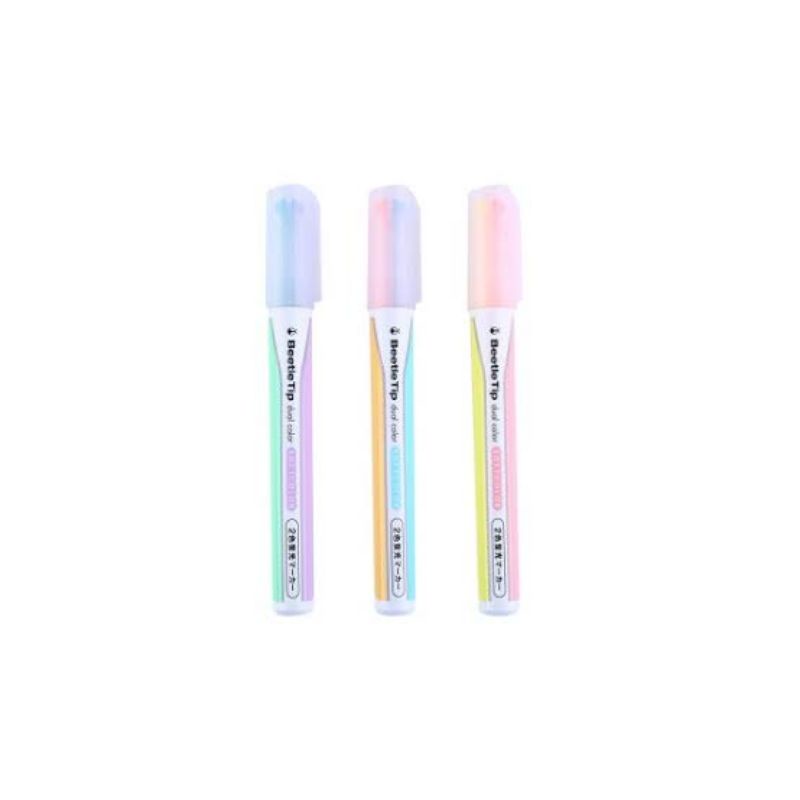 Jual Kokuyo Beetle-tip Dual Color Soft Highlighter | Shopee Indonesia