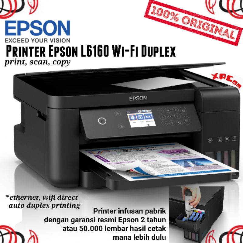 Jual Printer Epson L6160 print scan copy wifi duplex | Shopee Indonesia
