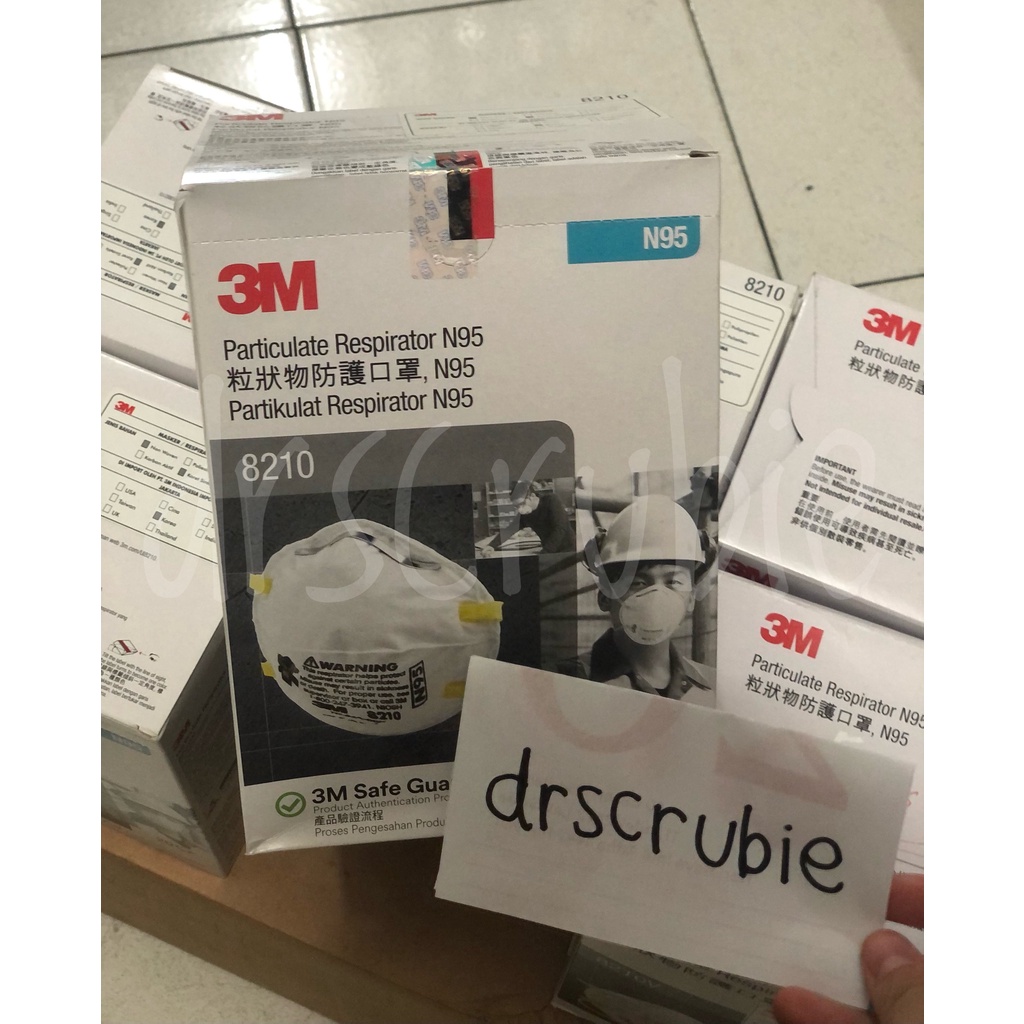 Jual Masker N95 3M 8210 Particulate Respirator ECER SATUAN 1 PCS | Shopee Indonesia