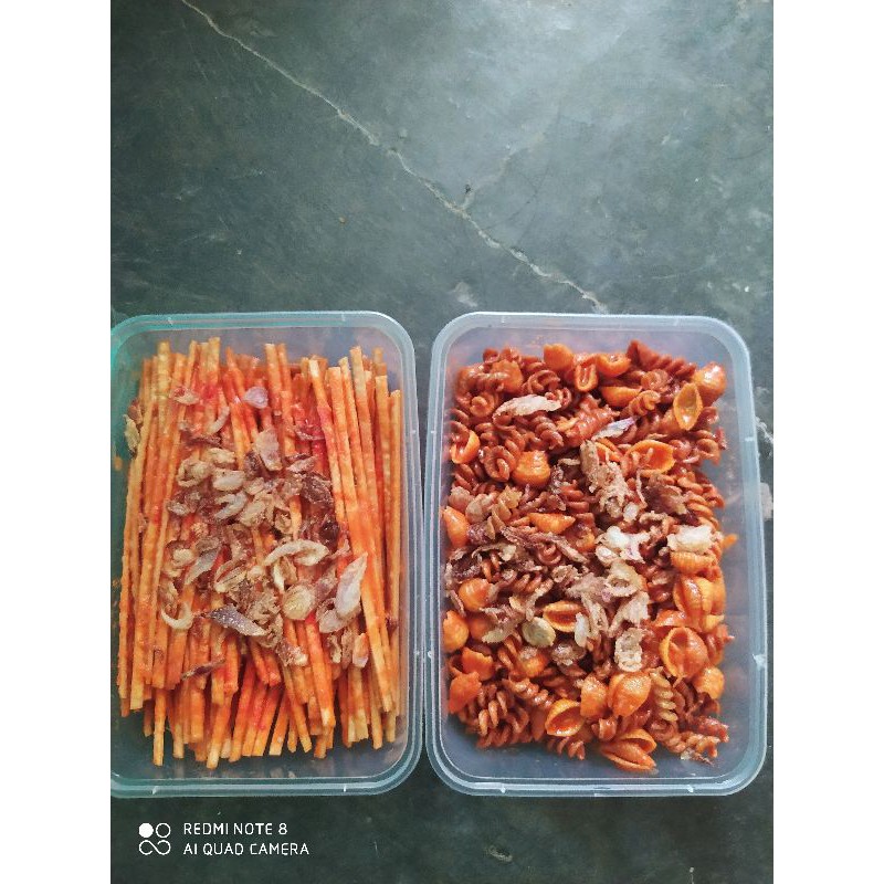 Jual (WAJIB TAMBAH BUBBLE WRAP) MIE LIDI DAN MAKARONI BUMBU BASAH rasa ...