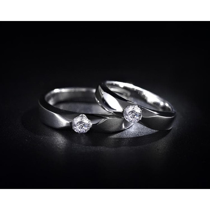 Jual Cincin Kawin Couple, Perak, Palladium, Tunangan, Nikah, Pasangan ...