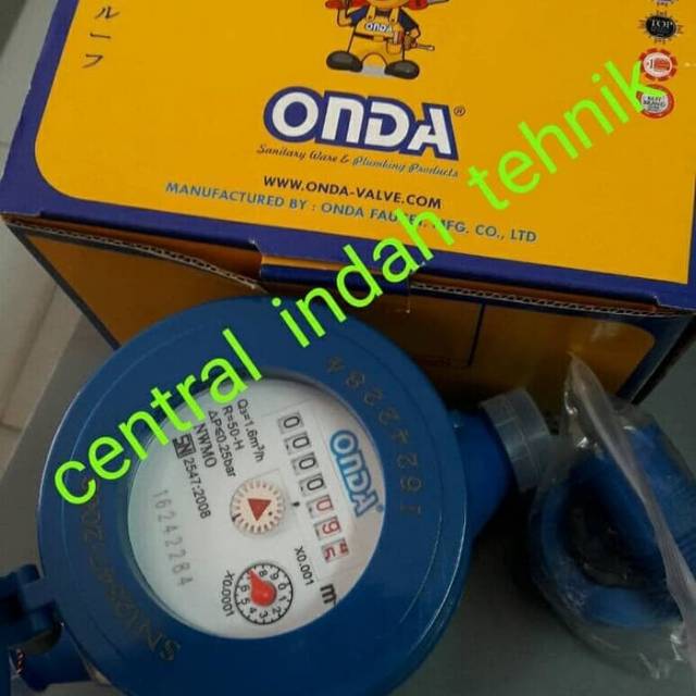Jual Water meter onda meteran air onda nano 1/2" plastik | Shopee Indonesia
