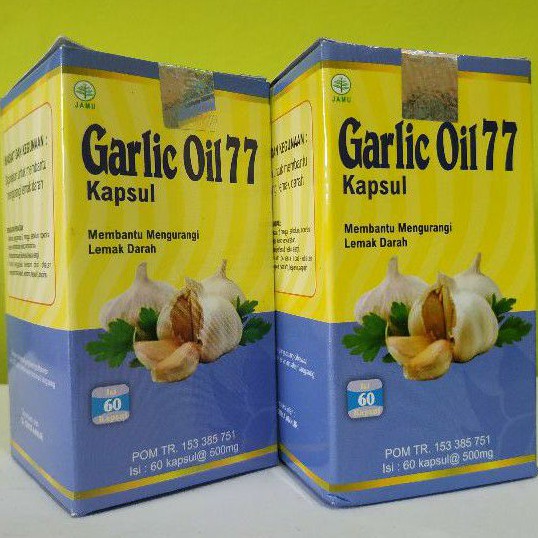 Jual Garlic Oil 77 isi 60 Kapsul Minyak Bawang Putih Obat Kolesterol | Shopee Indonesia