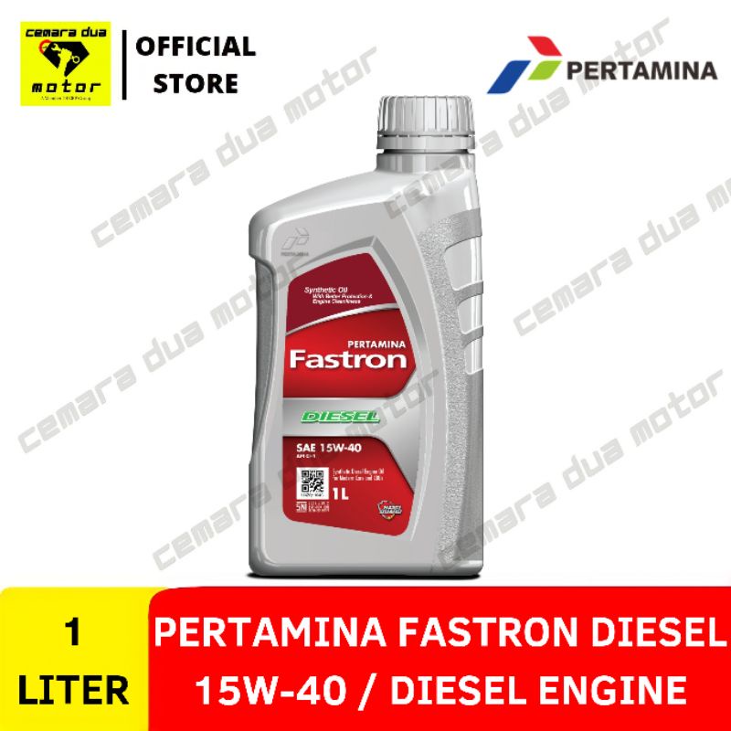 Jual OLI PERTAMINA FASTRON DIESEL 15W-40 1 LITER OLI MEDITRAN DIESEL ...