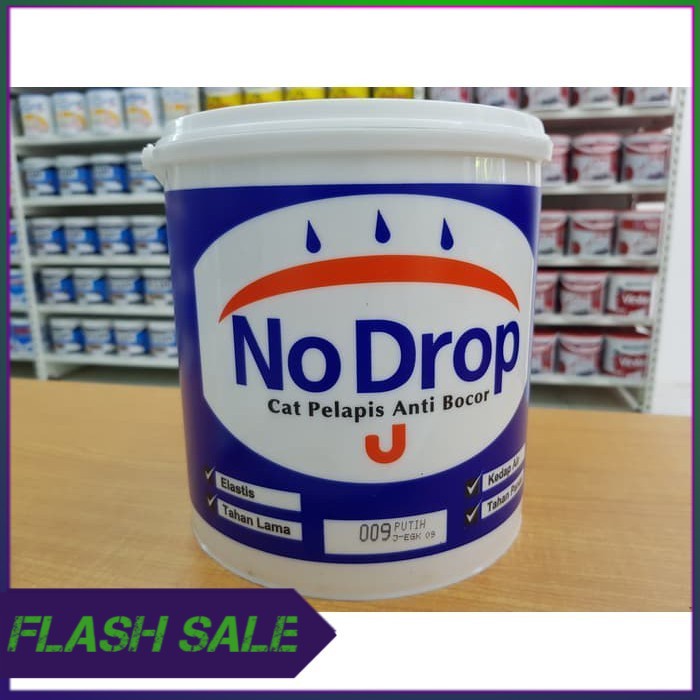 Jual CAT TEMBOK NO DROP WATERPROOF 4 KG PELAPIS BOCOR NO DROP 4 KG ...